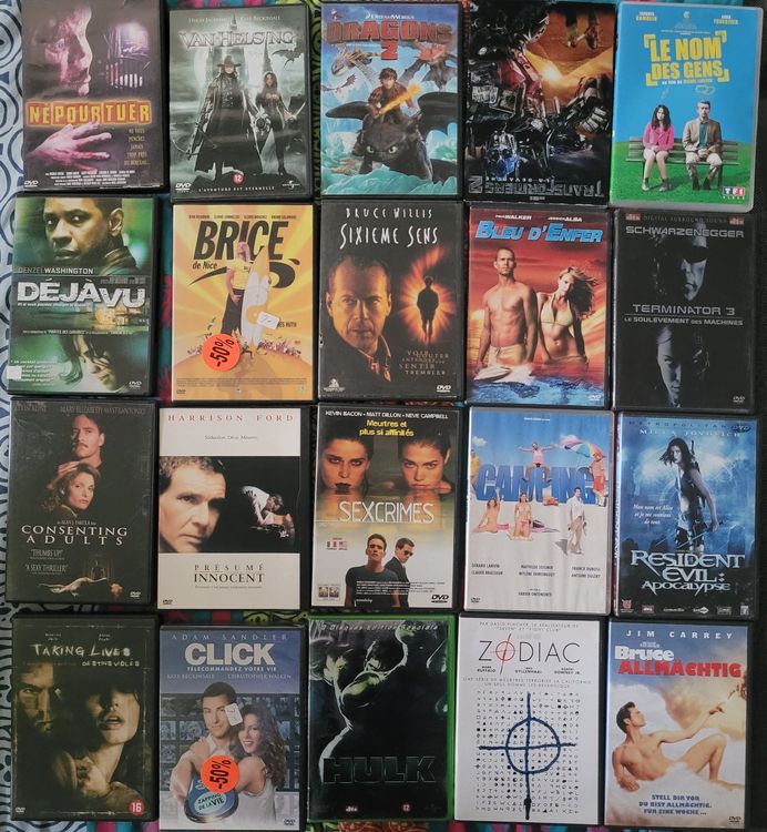 DVD Lot De 20 DVD (Gebraucht) in Biel/Bienne für CHF 1 – mit Lieferung ...
