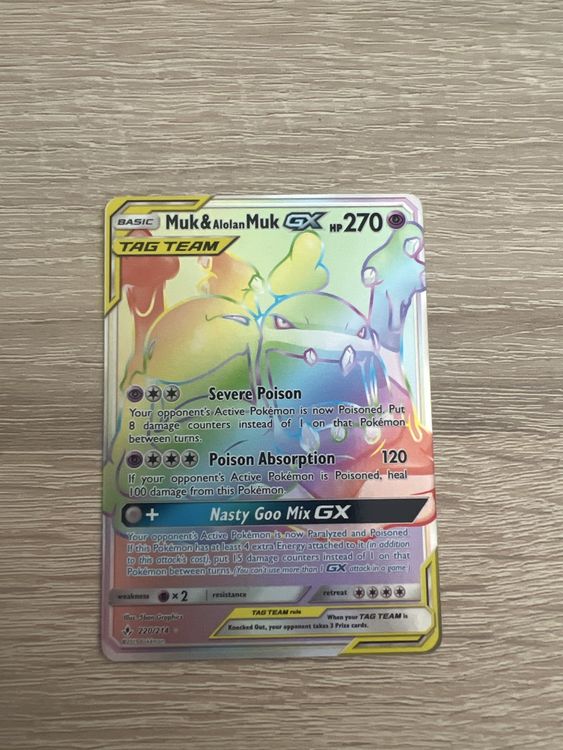 Pokemon Tag Team Muk&AlolanMuk 220 (Neu (gemäss Beschreibung)) in ...