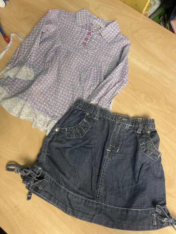 Brums Mädchen Set Gr 98 Jeansrock/Tunika (Gebraucht) in Obergerlafingen ...