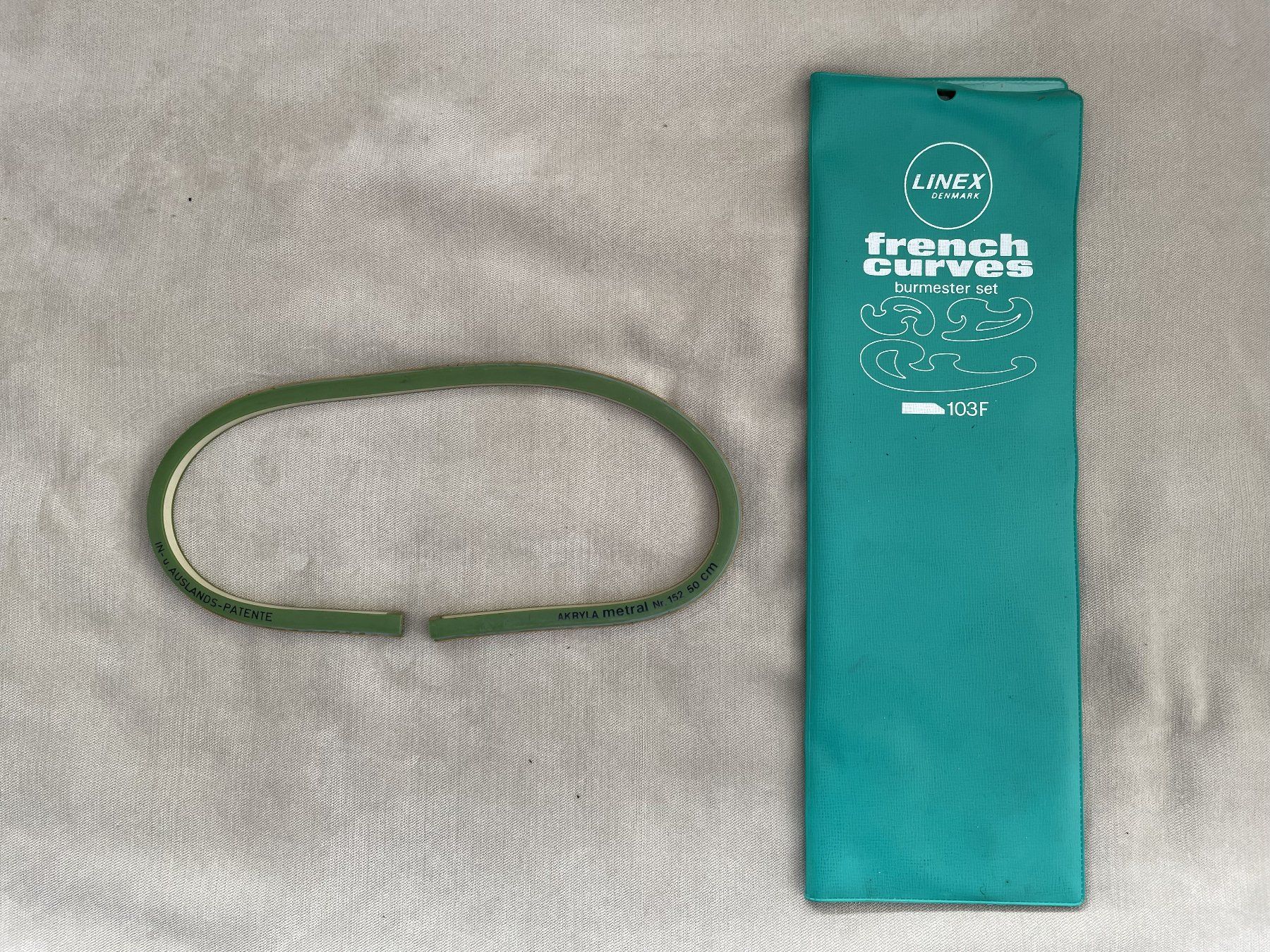 4 Kurvenlineale Linex Denmark/Akryla Metral (Gebraucht) in Zürich für ...