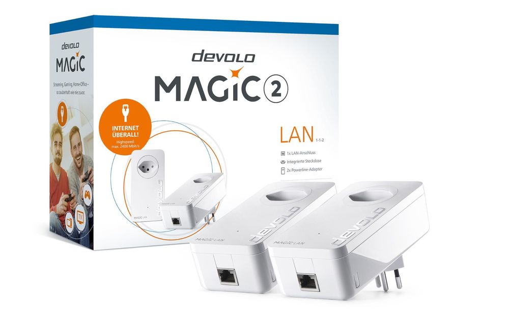 Powerline Magic 2 LAN Starter Kit (Neu und originalverpackt) in ...