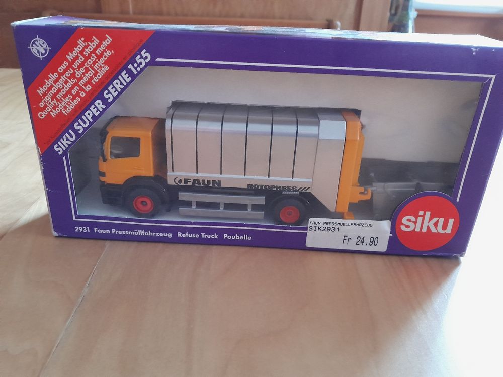Siku 2931 Müllwagen (Neu (gemäss Beschreibung)) in Brunegg für CHF 20 – nur Abholung auf Ricardo ...