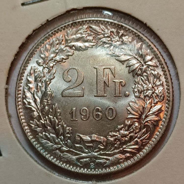 2 Franken 1960 unz-stgl | Kaufen auf Ricardo