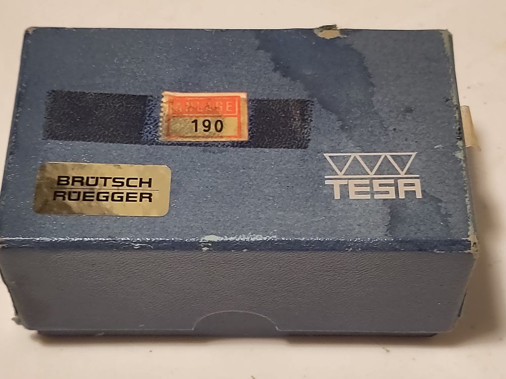 TESA Tesatast Fühlhebelmessgerät, 1 Mikron (Gebraucht) in Basel für CHF ...