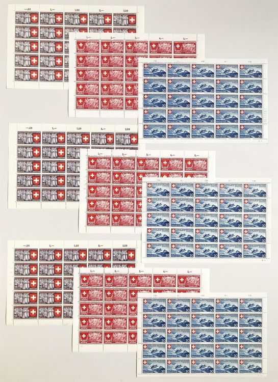 1939 Landesausstellung in 9 Bogen ** | Kaufen auf Ricardo