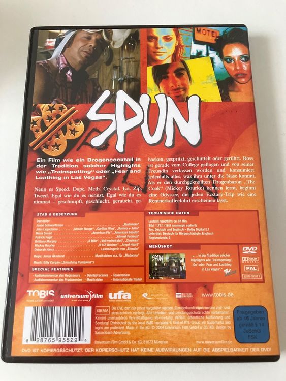 Spun (Dvd) Jason Schwartzman, John Leguizamo (Gebraucht) in Arbon für ...