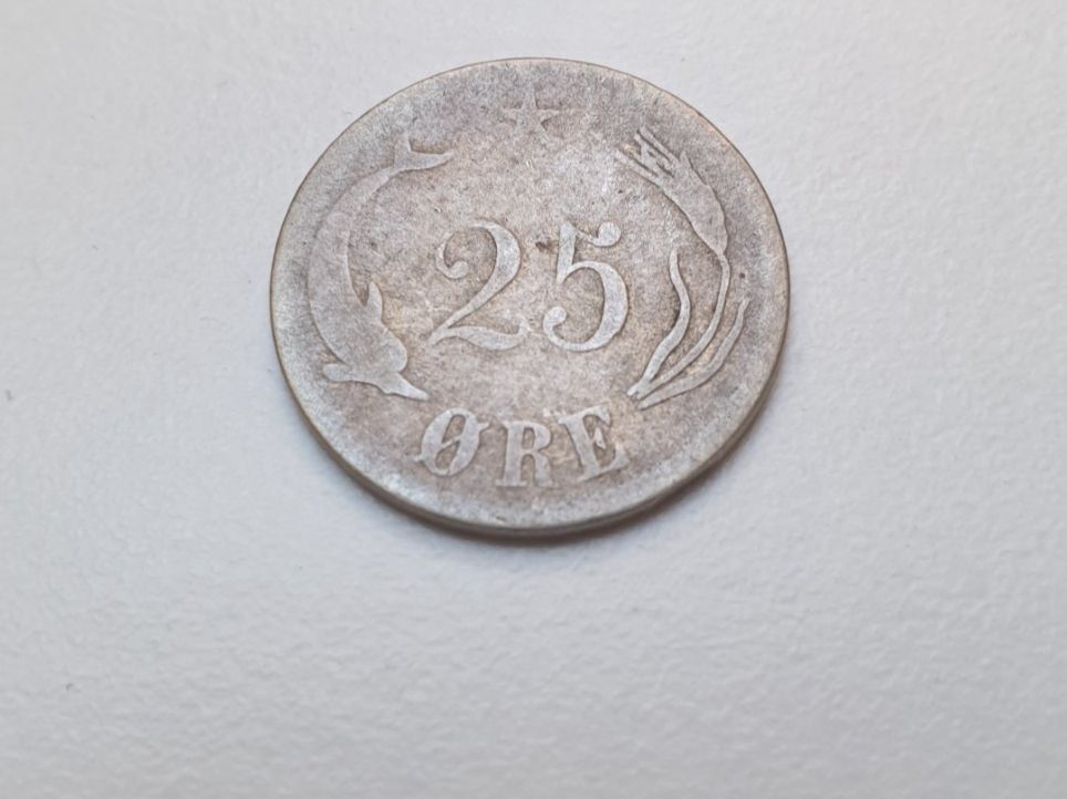 🇸🇪 25 Øre 1874 - Christian IX (rarer) Billon (Gebraucht) in Pully für ...