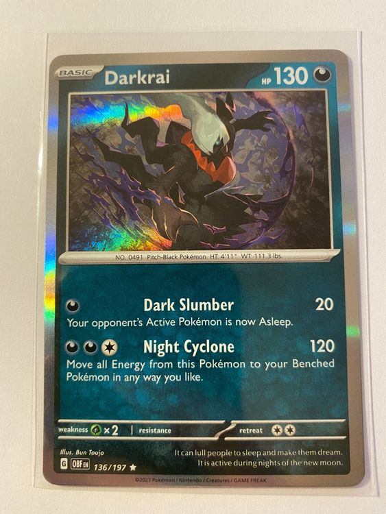Pokemon Darkrai 136/197 Holo Obsidian Flames EN | Kaufen auf Ricardo
