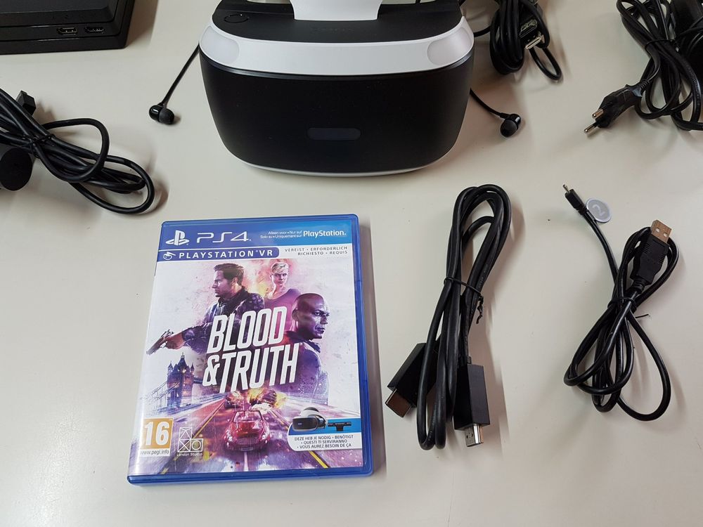 Playstation 4 VR Brille V2 mit Kamera und Spiel (Gebraucht) in ...