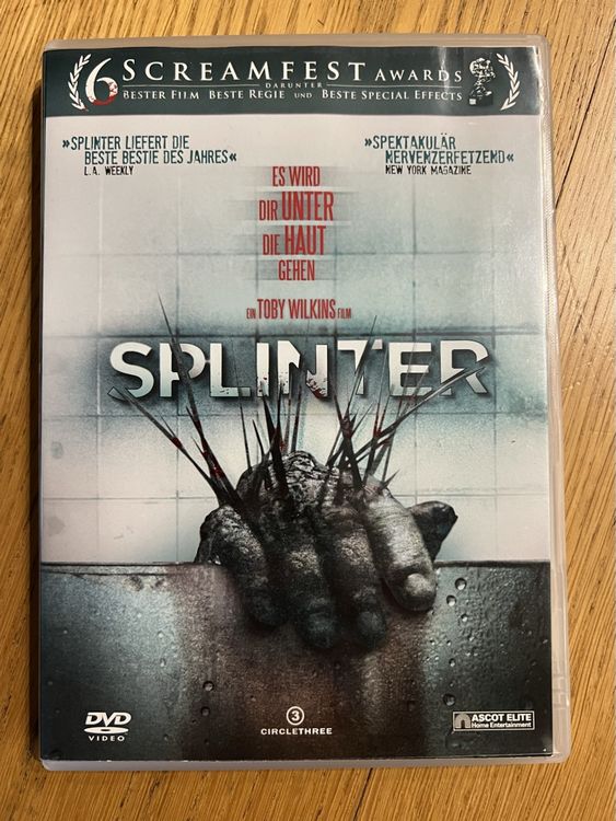 SPLINTER DVD Horror Movie (2008) | Kaufen auf Ricardo