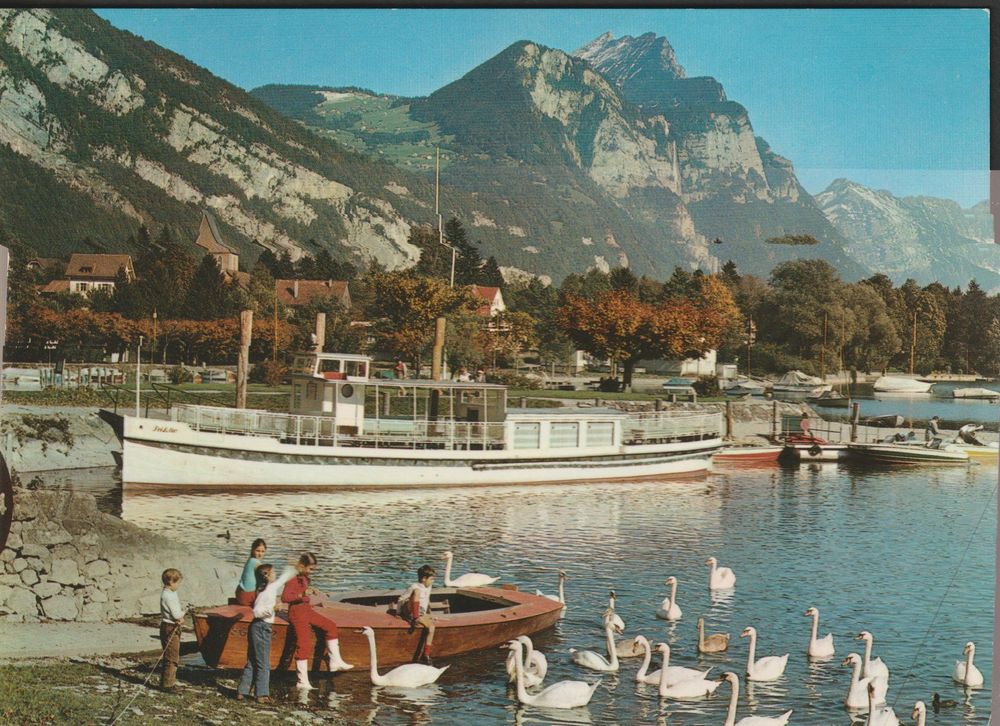 SG Walensee AK Schifffahrt: Passagiers. FRIDOLIN b. Weesen (Gebraucht) in Basel für CHF 2 – mit ...