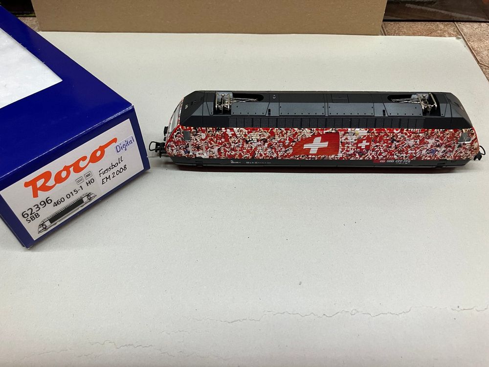 Roco 62396 SBB Re 460 015-1 "Fussball EM 2008", H0 GS Dig. | Kaufen auf ...