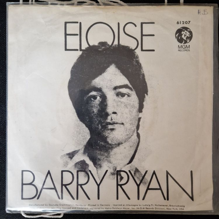 Barry Ryan - Eloise, Single | Kaufen auf Ricardo