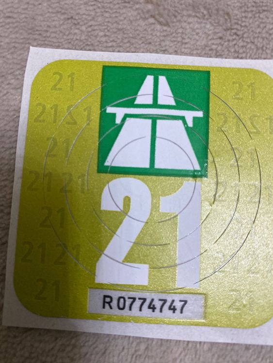 CH Autobahn Vignette Jahrgang 2021 (Neu (gemäss Beschreibung)) in Dietikon für CHF 3 – mit ...