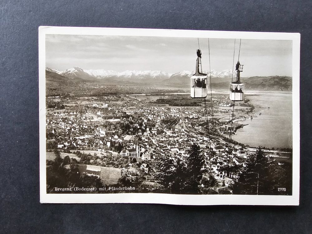 PK Postkarte Bregenz. Mit Pfänderbahn | Kaufen auf Ricardo