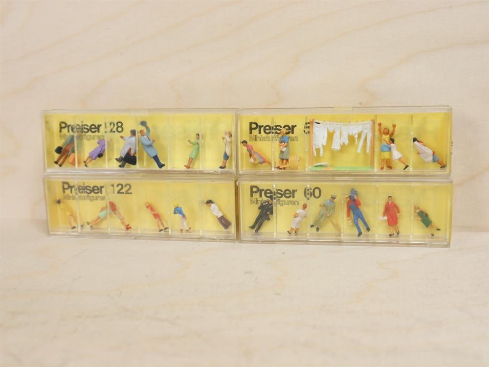 Preiser 4 x Figuren Set - Antik & Neu | Kaufen auf Ricardo