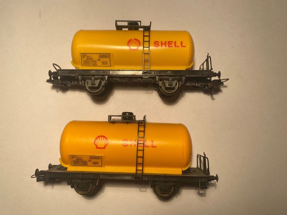 LIMA 2x Tankwagen SHELL gelb, DC Achsen (Gebraucht) in Buchrain für CHF ...