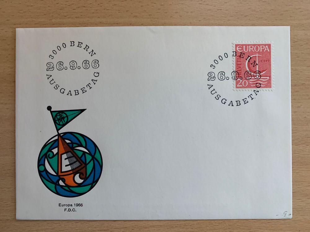 Ersttagsbrief Europa 1966 F.D.C. Briefmarke Schweiz 20 Ra... (Gebraucht ...