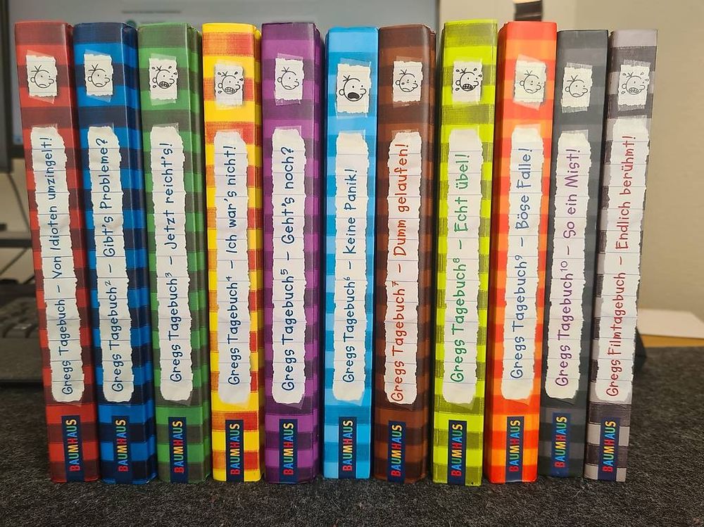 Gregs Tagebuch Reihe 1-10 sowie die Ausgabe Endlich Berühmt | Kaufen ...