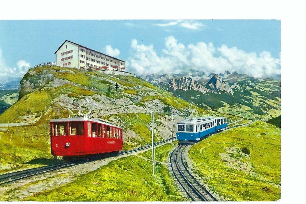 ZAHNRADBAHN Arth-Rigi und Vitznau-Rigi, bei Rigi-Kulm (Gebraucht) in ...