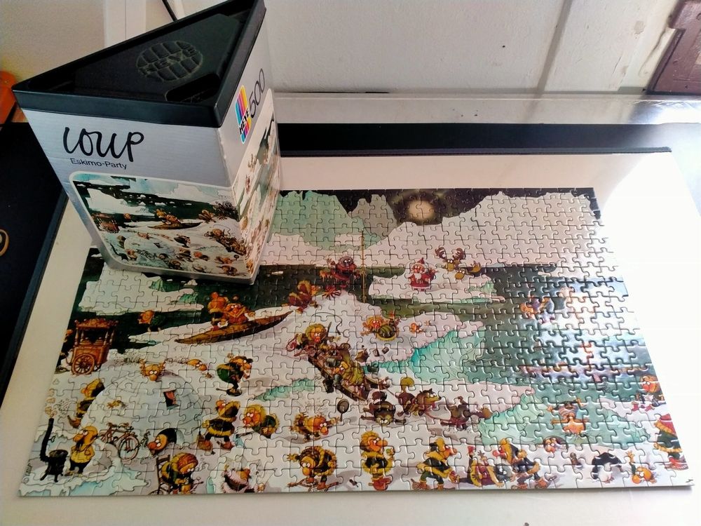 Rare LOUP 1974 Eskimo-Party Puzzle Nr. 8317 (Gebraucht) in Küssnacht am ...