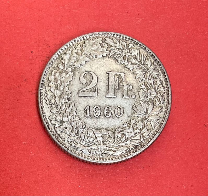 2 Franken Silber 1960 ss | Kaufen auf Ricardo