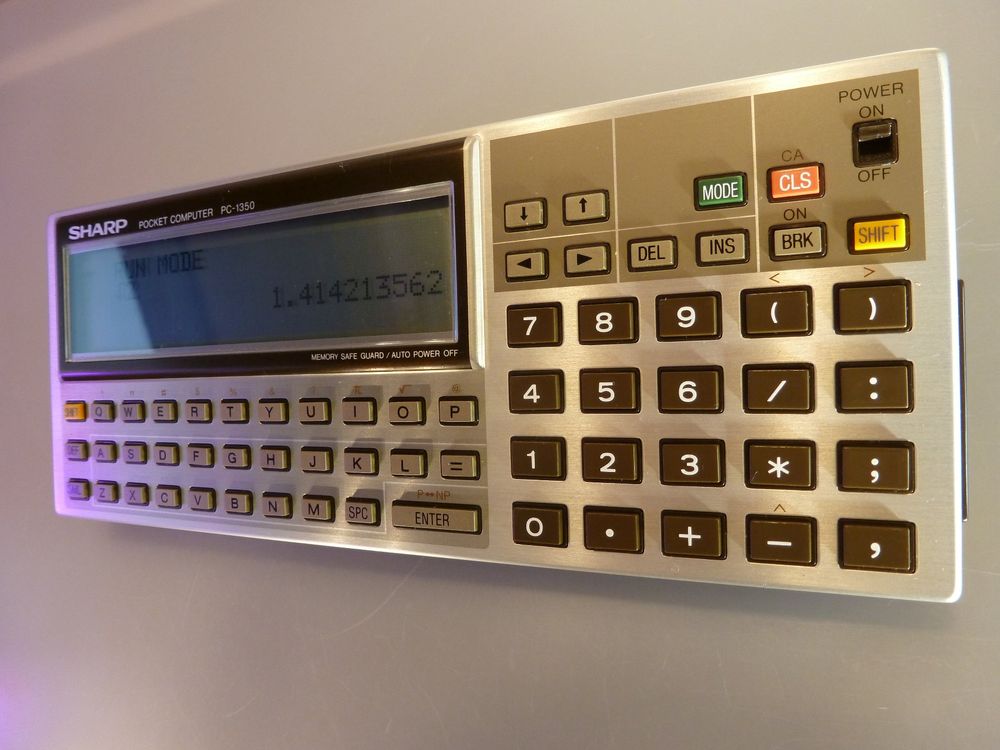 Sharp PC-1350 Pocket-Computer (Gebraucht) in Gwatt (Thun) für CHF 100 – mit Lieferung auf ...