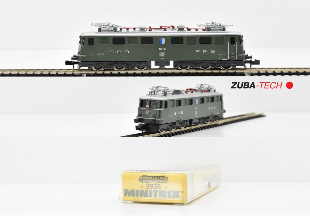 Minitrix 2936 E-Lok Ae 6/6 Luzern SBB Spur N GS mit OVP | Kaufen auf ...