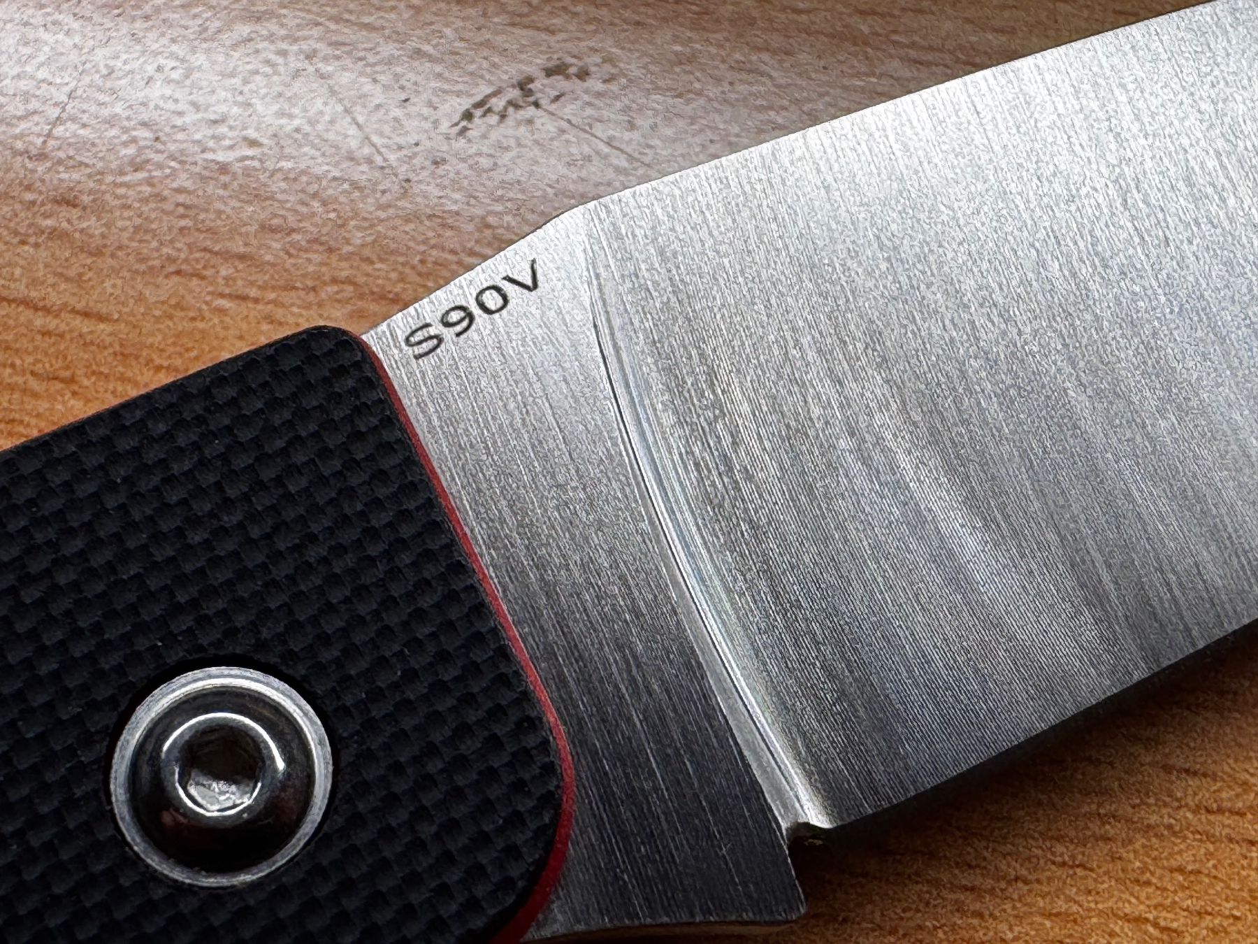 Couteau Manly - Wasp CPM-S-90V - Noir/Schwartz Messer (Neu und ...