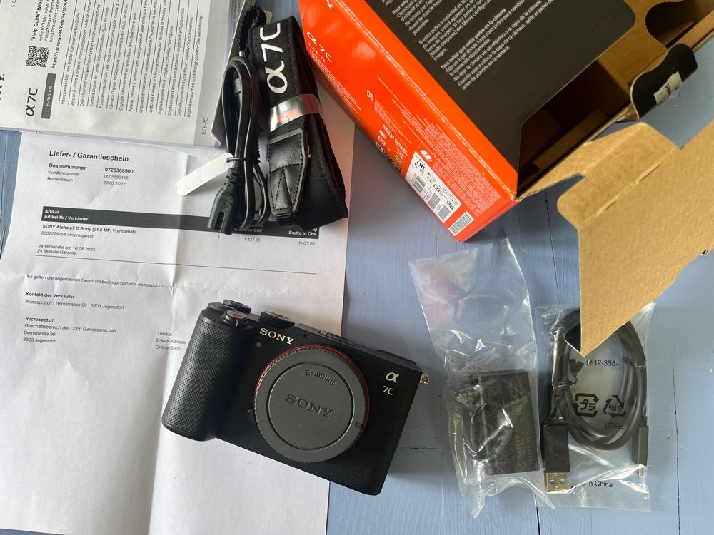 Sony alpha 7c, a7c, 24Mp, Vollformat (Gebraucht) in diessenhofen für ...