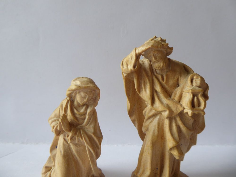 Schöne Krippe, Krippenfiguren Maria, Josef, Kind, Imhof Binn (Gebraucht ...