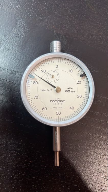 Compac Messuhr Typ 532 / 0-10mm 0,01mm Genauigkeit (Gebraucht) in ...