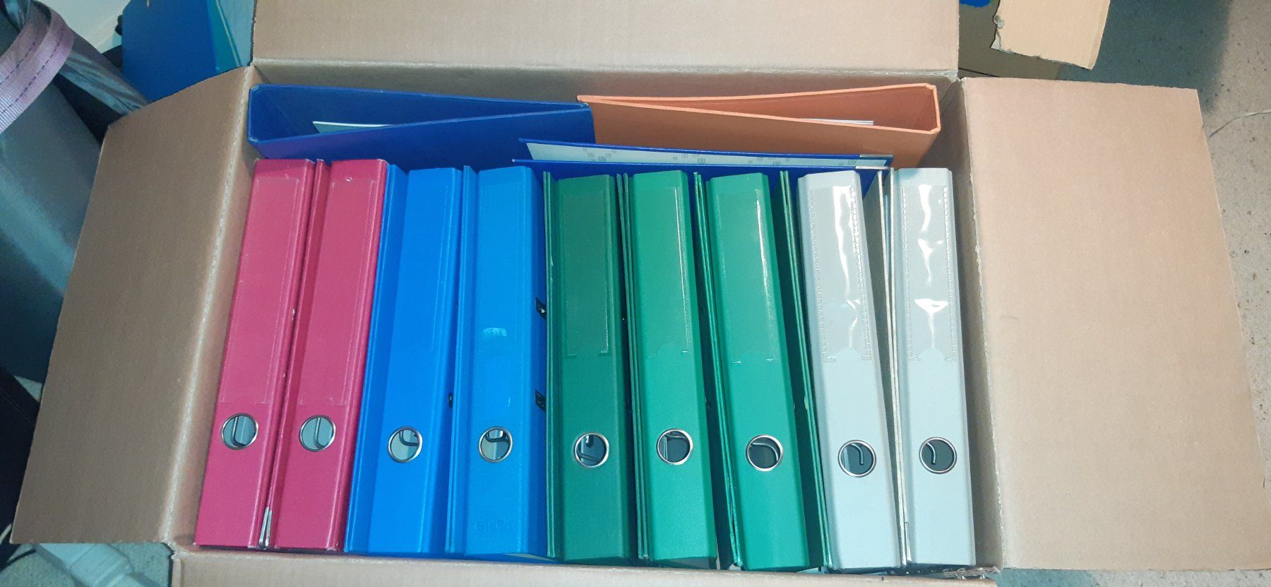 20 Ordner / Bundesordner / S40 mit Register 1-12 (Gebraucht) in ...