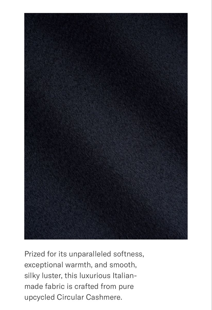 Navy Overcoat Pure Circular Cashmere by Colombo, Ita (Neu und ...