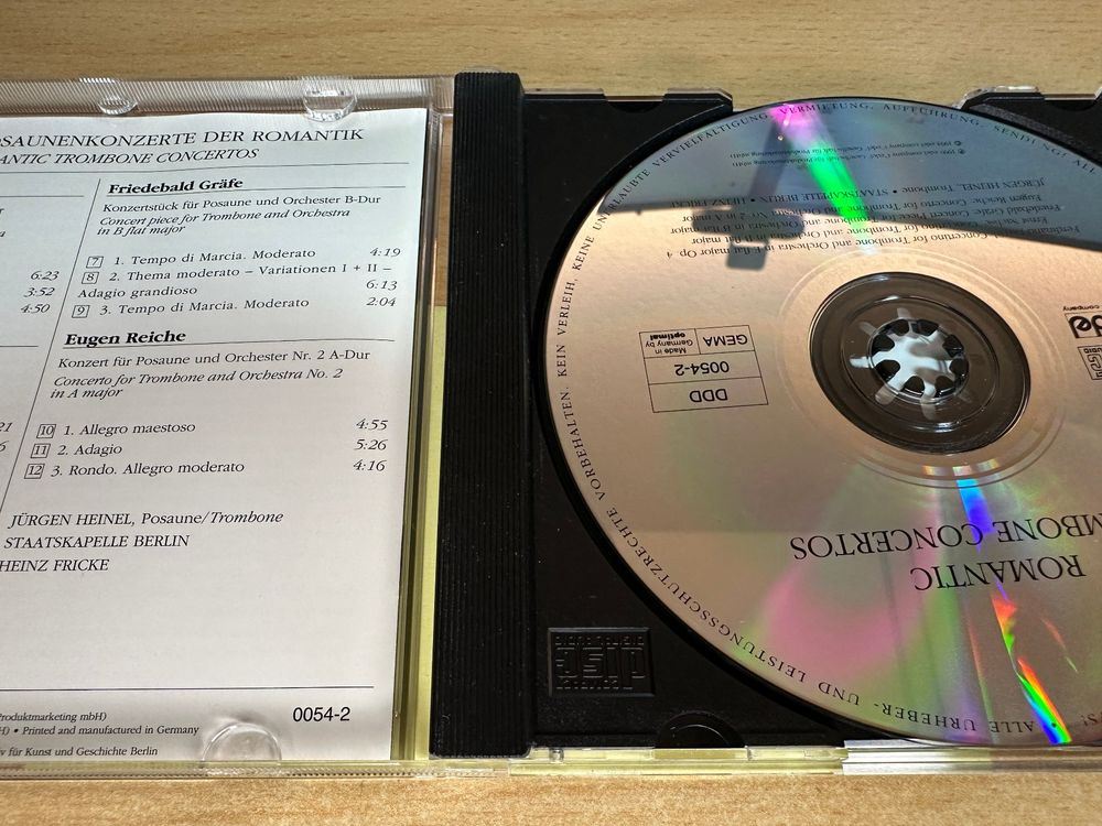 D8 David Sachse Gräfe Reiche Virtuose Posaunenkonzerte Der (Gebraucht ...