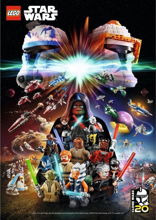 LEGO Star Wars 20 Jahren Clone Wars Digital Poster (PDF) | Kaufen auf ...