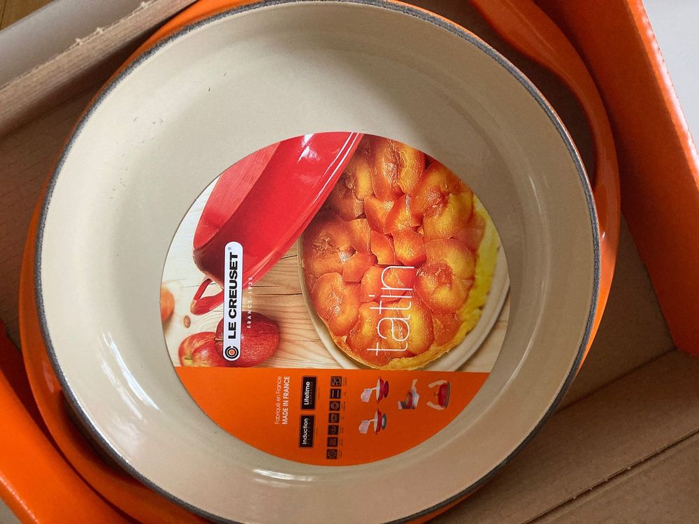 LE CREUSET Tatin-Backform aus Gusseisen, NEU mit OVP (Neu und originalverpackt) in Zürich für ...
