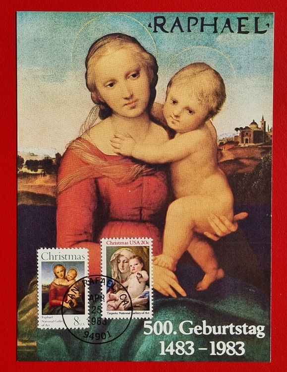 USA RAPHAEL RAFFAELLO SANZIO NATIONAL GALLERY OF ART 1983 MK (Neu ...