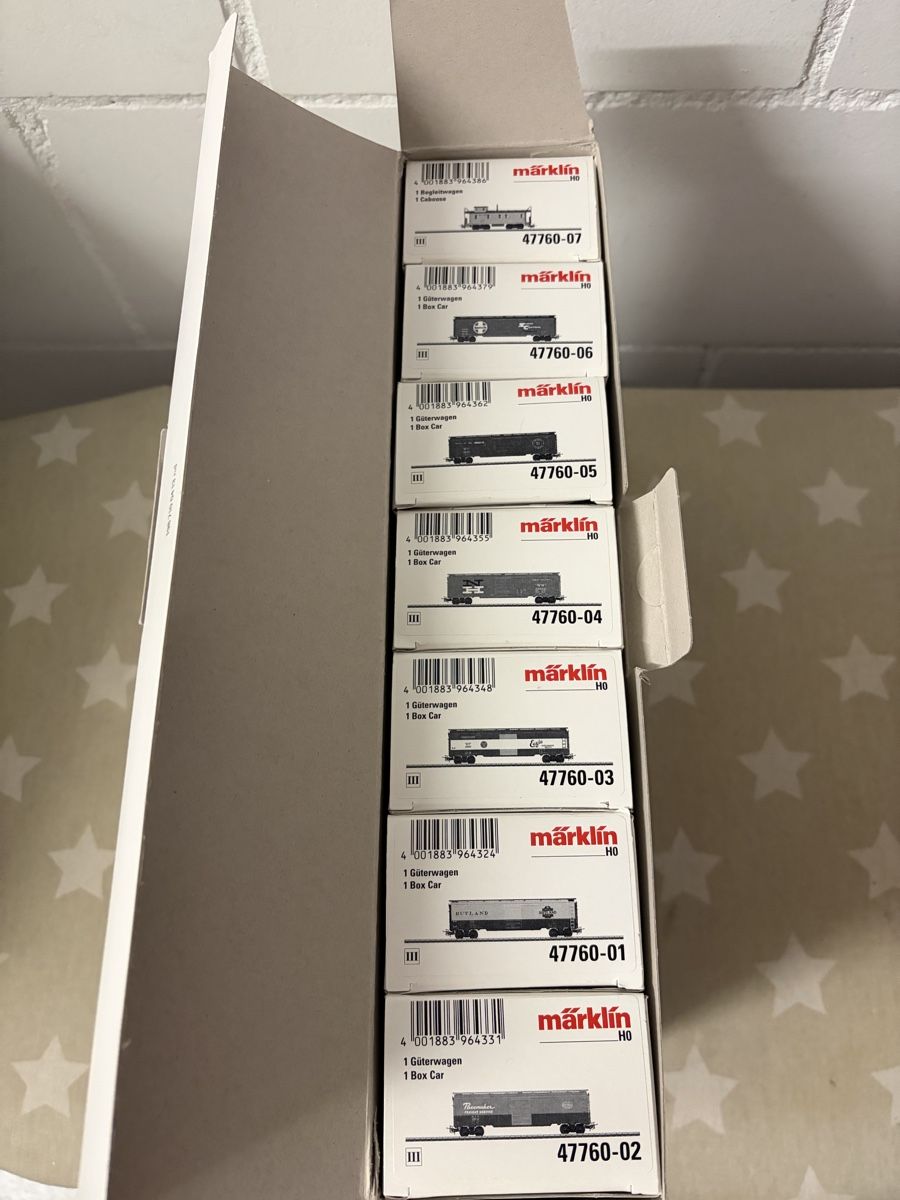 Märklin HO Güterwagen Set 47760, Epoche III, neuwertig! (Gebraucht) in ...