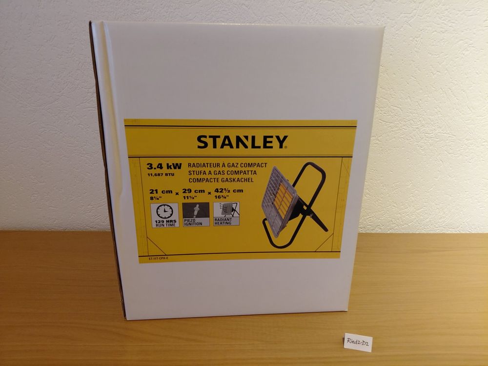 Stanley Radiateur à Gaz Compact 3,4 Kw. Neuf (Neu und originalverpackt ...