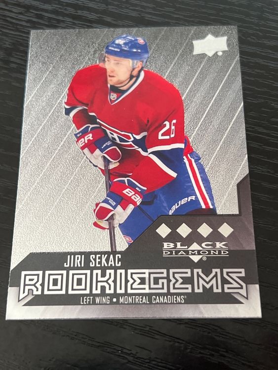 Jiri Sekac RC Montreal Canadiens Rookie NHL HCL HC Lugano (Gebraucht ...