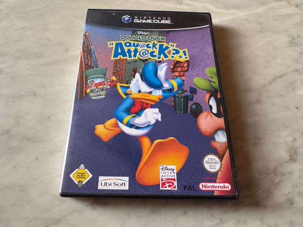 DONALD DUCK QUACK ATTACK SPIEL FÜR NINTENDO GAMECUBE (Gebraucht) in ...