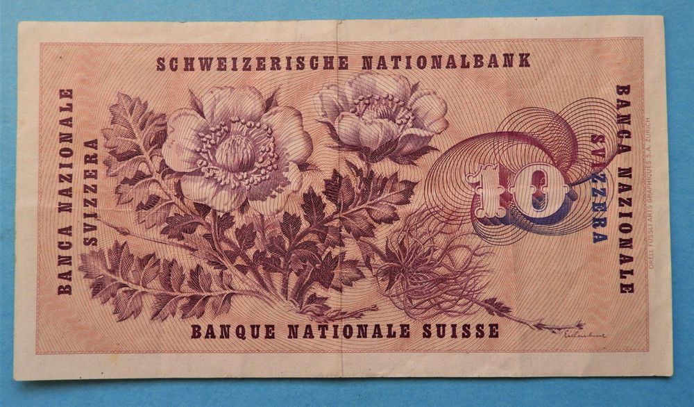 10 Fr Note Gottfried Keller (Gebraucht) in Liesberg-Dorf für CHF 6 ...