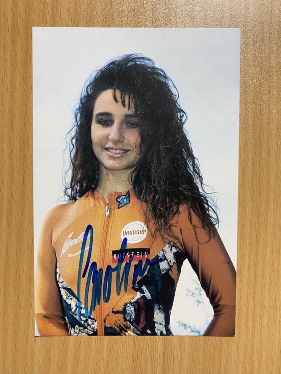 Caroline Burdet Bobpilotin Autograph | Kaufen auf Ricardo