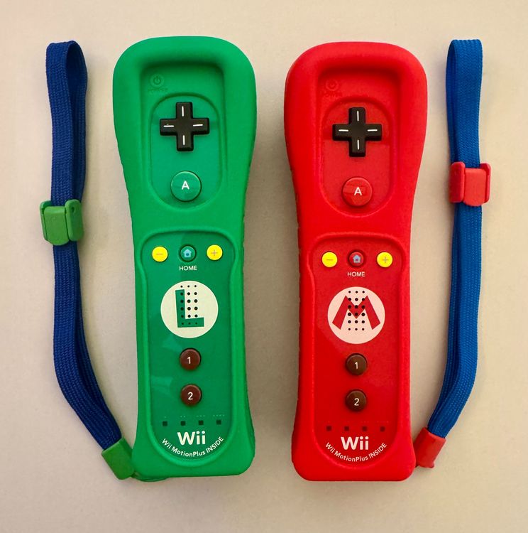 Nintendo Wii Remote Controller Mario & Luigi Limited Edition (Gebraucht ...
