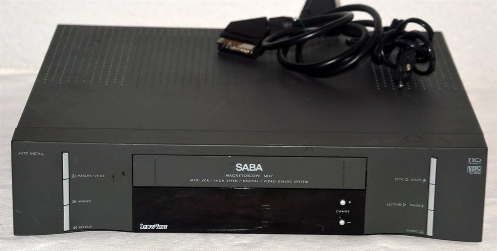 Videorecorder VHS Saba VR 6027 magnétoscope (Gebraucht) in Collonges ...