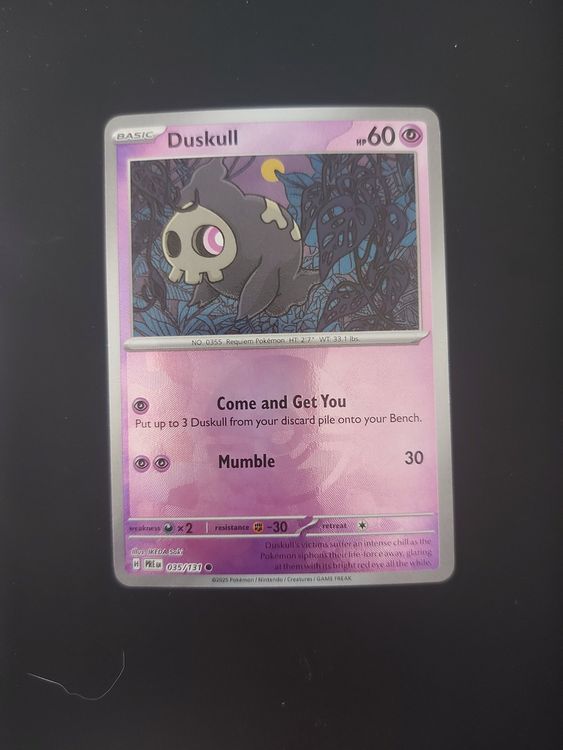 Duskull Pokeball #035 Prismatic Evolution EN (PRE) (Gebraucht) in ...