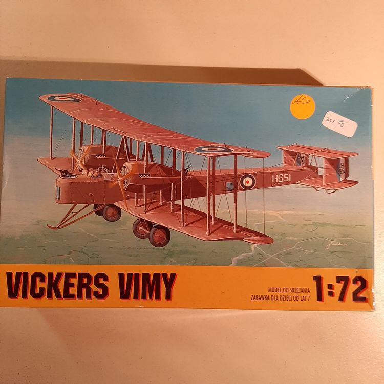 1354 ... Vickers Vimy Mk IV ... Chematic (Gebraucht) in Bonstetten für ...