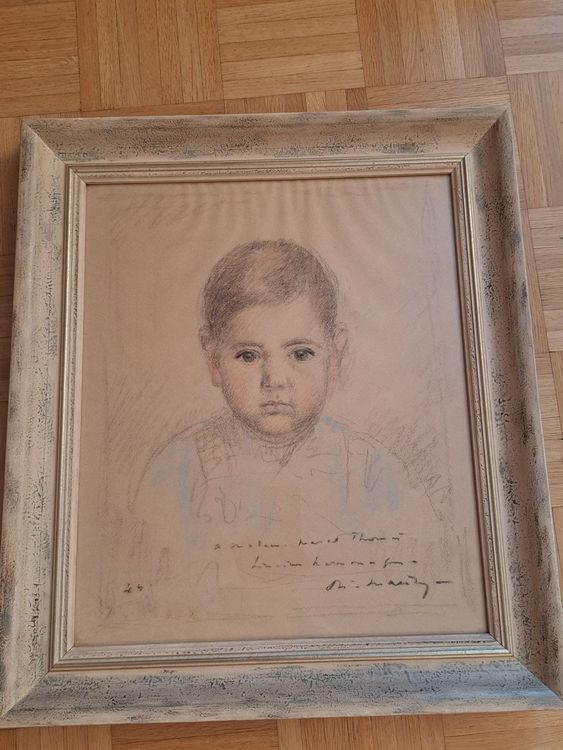 Matthey Octave (1888-1969) Portrait a pastel | Acheter sur Ricardo