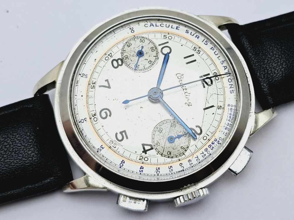 BREITLING Landeron 39 Chronograph Herrenuhr Vintage (Gebraucht) in ...